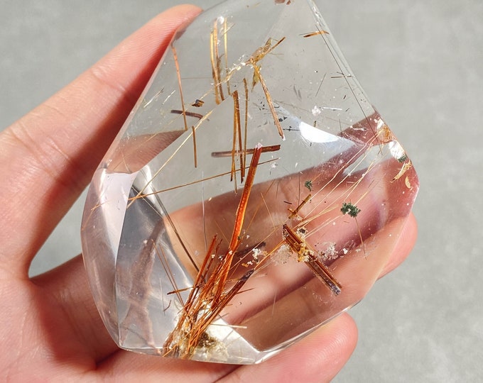 Genuine Golden Rutilated Quartz Freeform , Crystal Freeform , Quartz ...