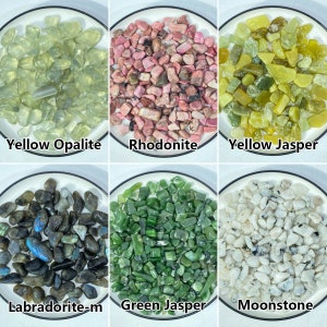 Bulk Gemstone Chips , Crushed Tumbled Crystal Chip , Choose Your Crystal , Gemstone Chips ...