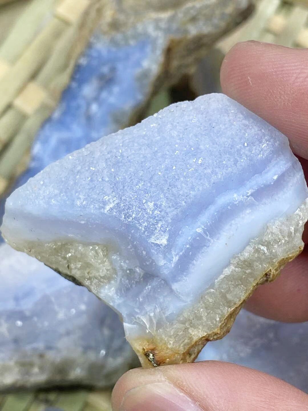 Raw Blue Lace Agate Chunks Natural Blue Lace Agate Crystal - Etsy
