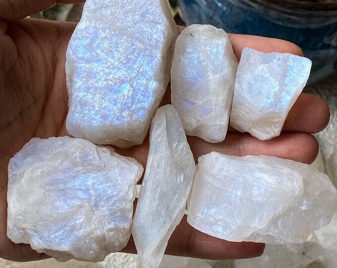 Raw White Gorgeous Moonstone Gorgeous Rough Stone , Natural Raw ...
