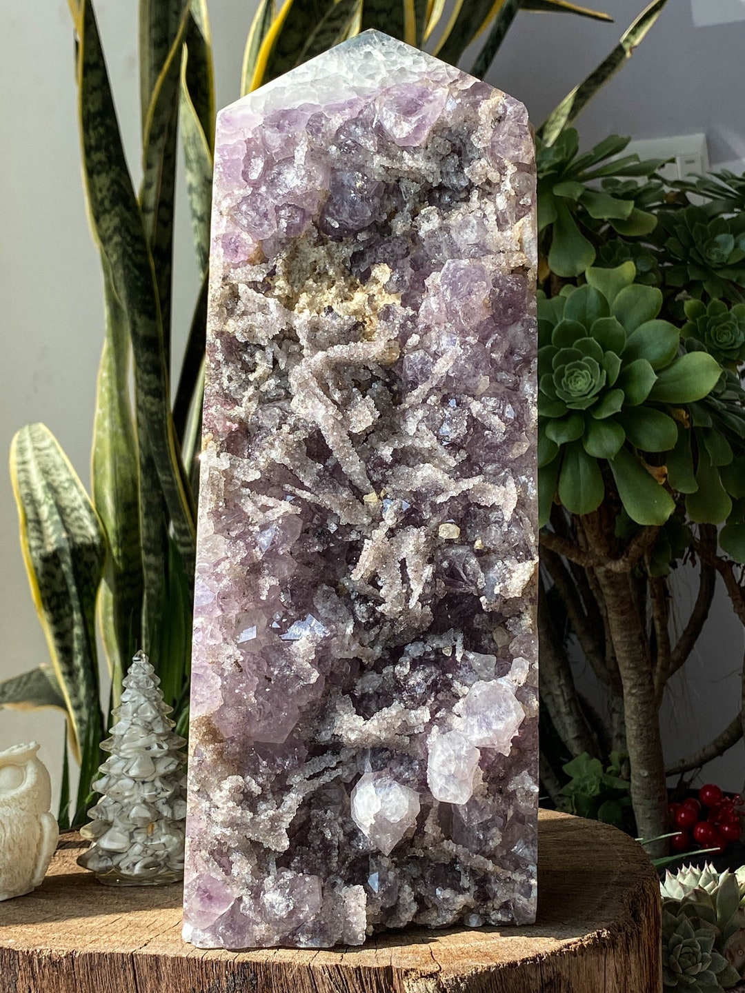 Raw Amethyst Crystal Cluster Tower , Bulk Crystals , Amethyst Quartz ...