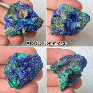 Azurite Crystal Cluster , Natural Azurite Specimen , Home Decoration ...