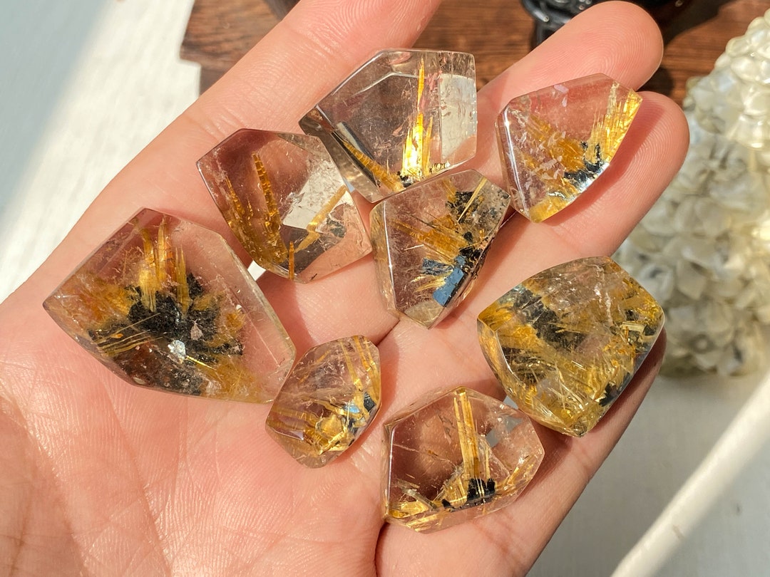 Titanium Crystal Rutilated Freeform Pendant , Crystal Collection ...