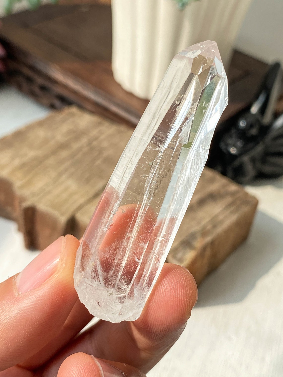Natural Sirius Quartz Wand Point , Metaphysical Crystals , Crystal ...