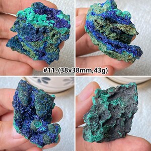 Azurite Crystal Cluster , Natural Azurite Specimen , Home Decoration ...