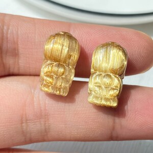 Titanium Rutile Pixiu , Natural Golden Rutilated Quartz Crystal Pixiu ...