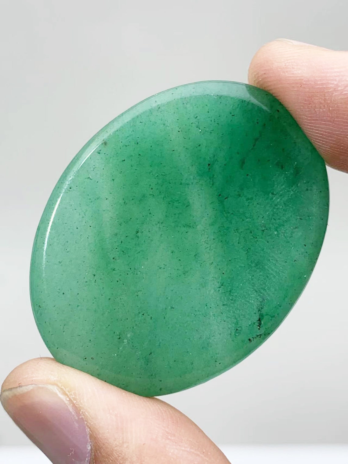 Crystal Worry Stone , Natural Gemstone Worry Stone , Hand Carved Palm ...