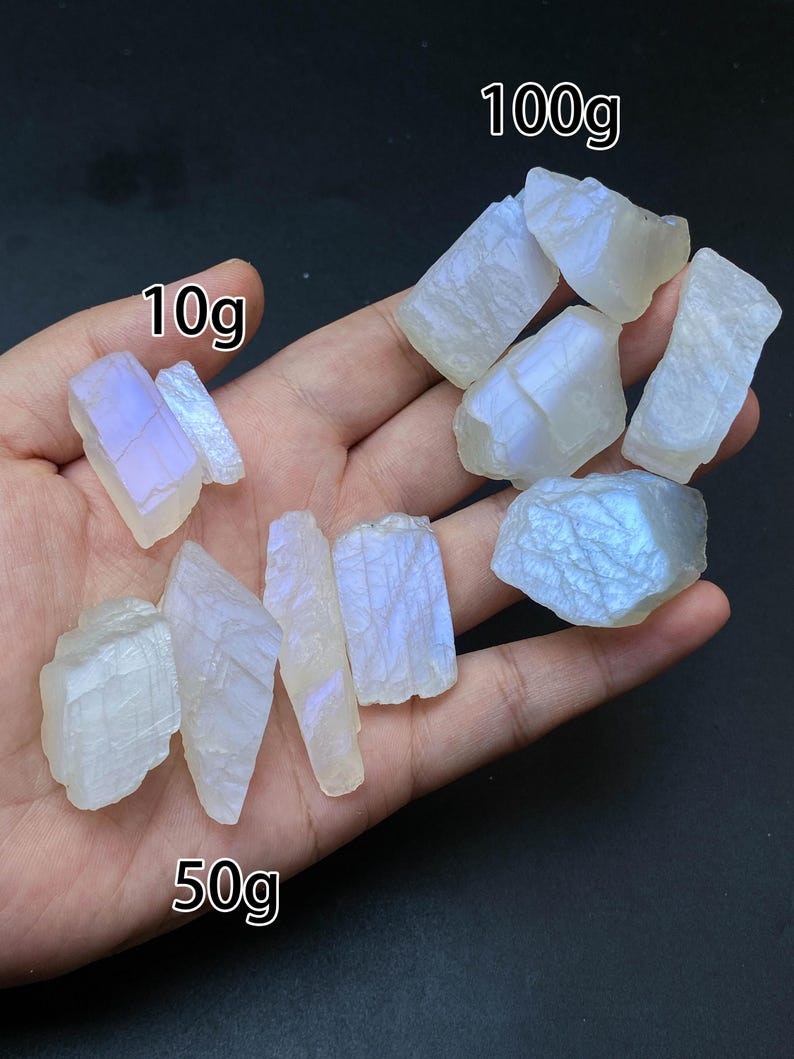 Raw White Gorgeous Moonstone Gorgeous Rough Stone , Natural Raw ...