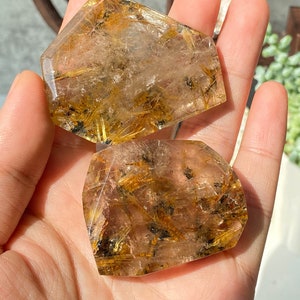 Rutilated Quartz Freeform , Titanium Rutilated Quartz Crystal Pendant ...