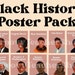 Black History Poster Pack | Black History Month | History Teacher ...
