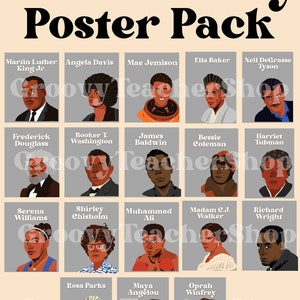 Black History Poster Pack | Black History Month | History Teacher ...