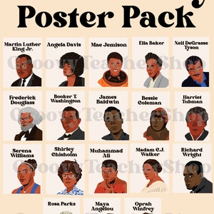 Black History Poster Pack | Black History Month | History Teacher ...
