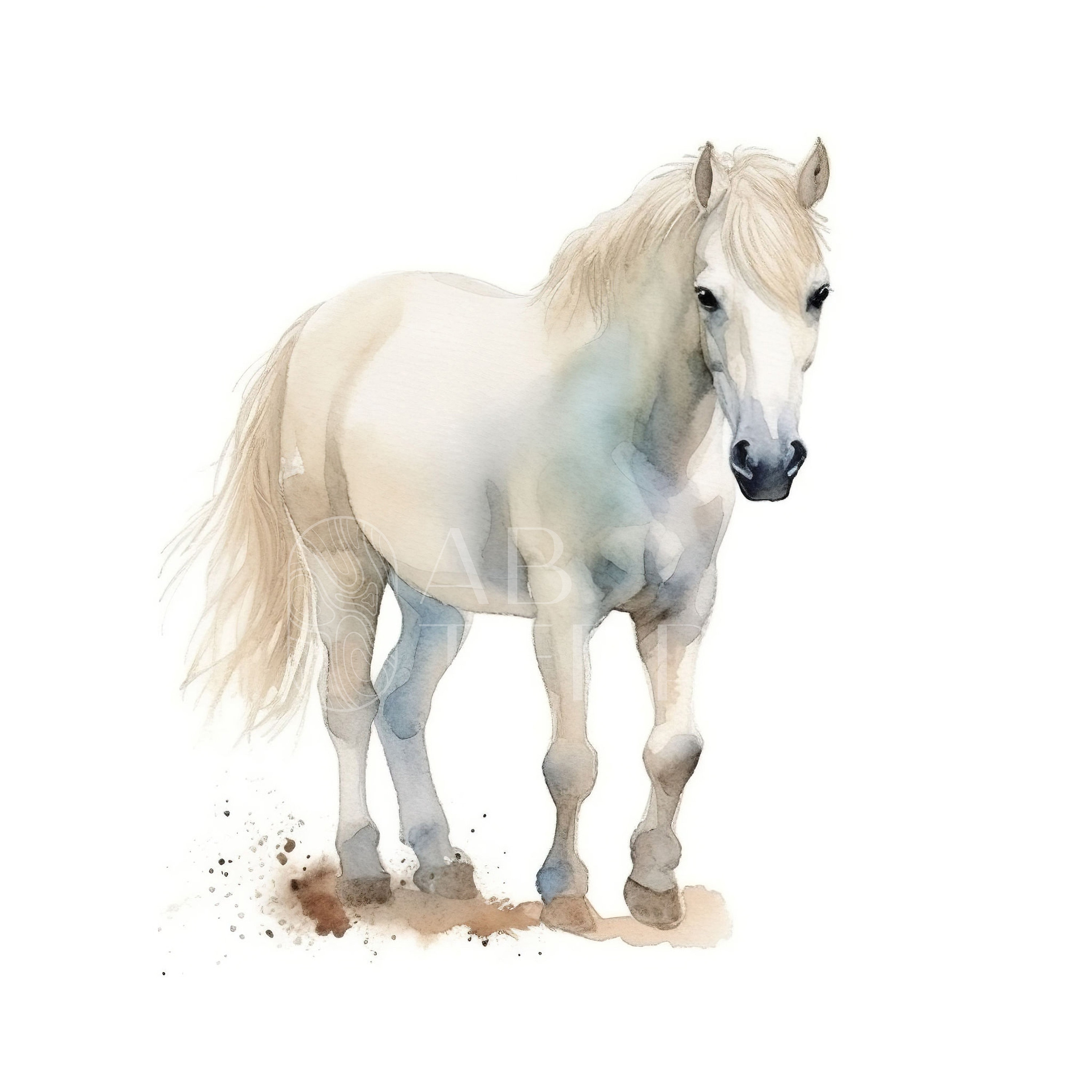 10 White Horse Watercolor Clipart Bundle White Horse Clipart - Etsy UK