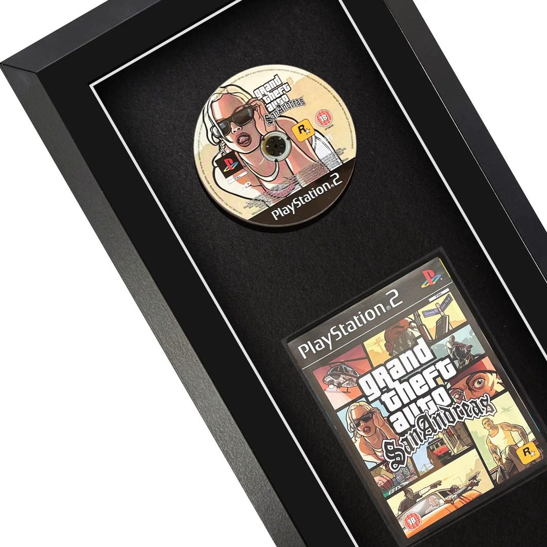 Playstation 2 Video Game Display Frame - Etsy