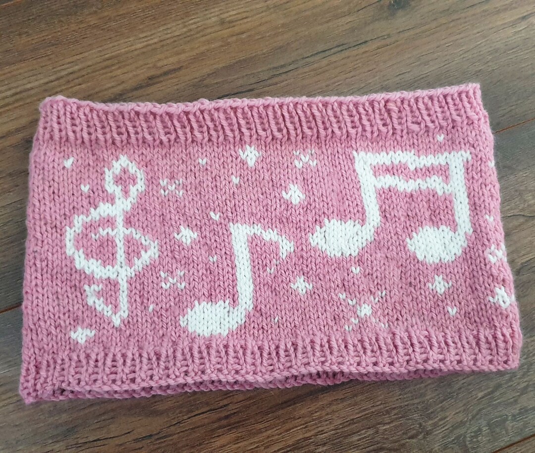 Heavenly Music Cowl Knitting Pattern - Etsy