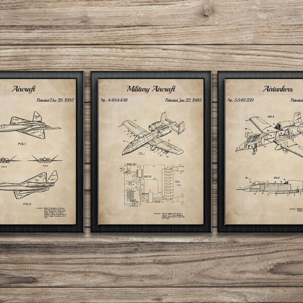 Vintage Aircraft Poster - Etsy