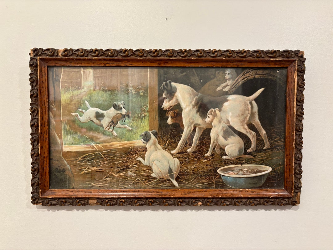 Antique Ornate Wood Frame, Gallery Wall Frame, A Credit to His Family ...