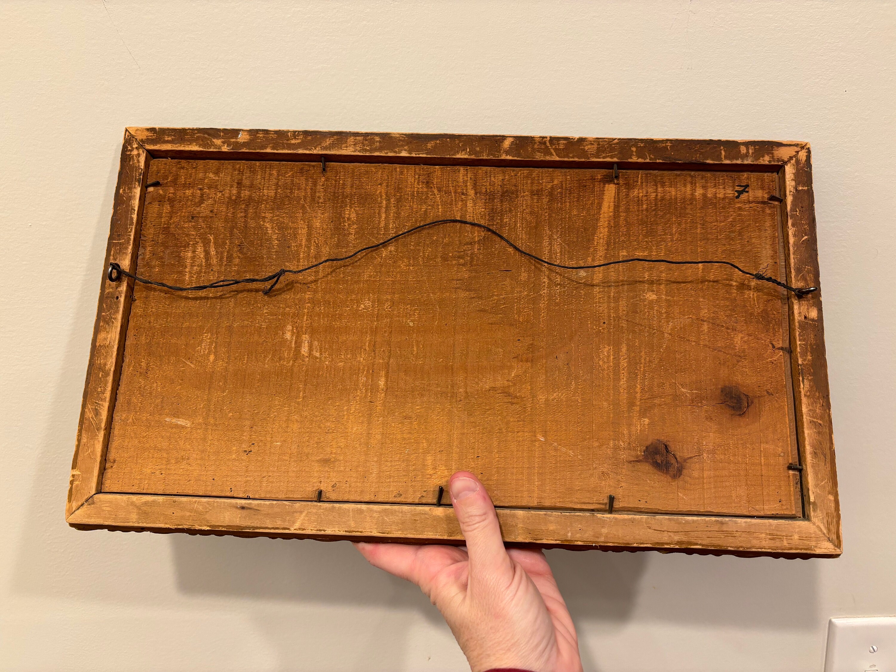 Antique Ornate Wood Frame, Gallery Wall Frame, A Credit to His Family ...