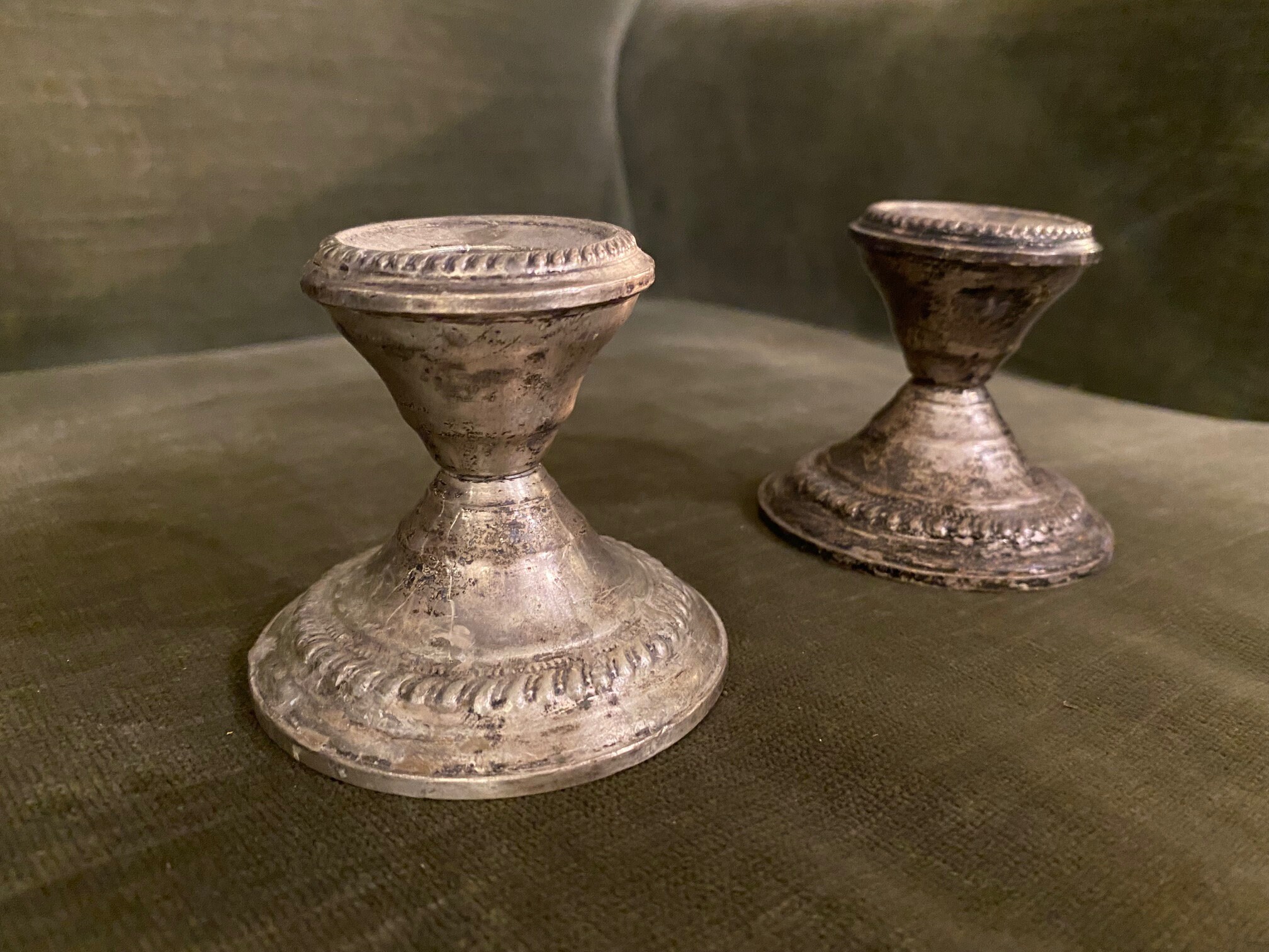 National Silver Company Weighted Sterling Set of 2 - Etsy