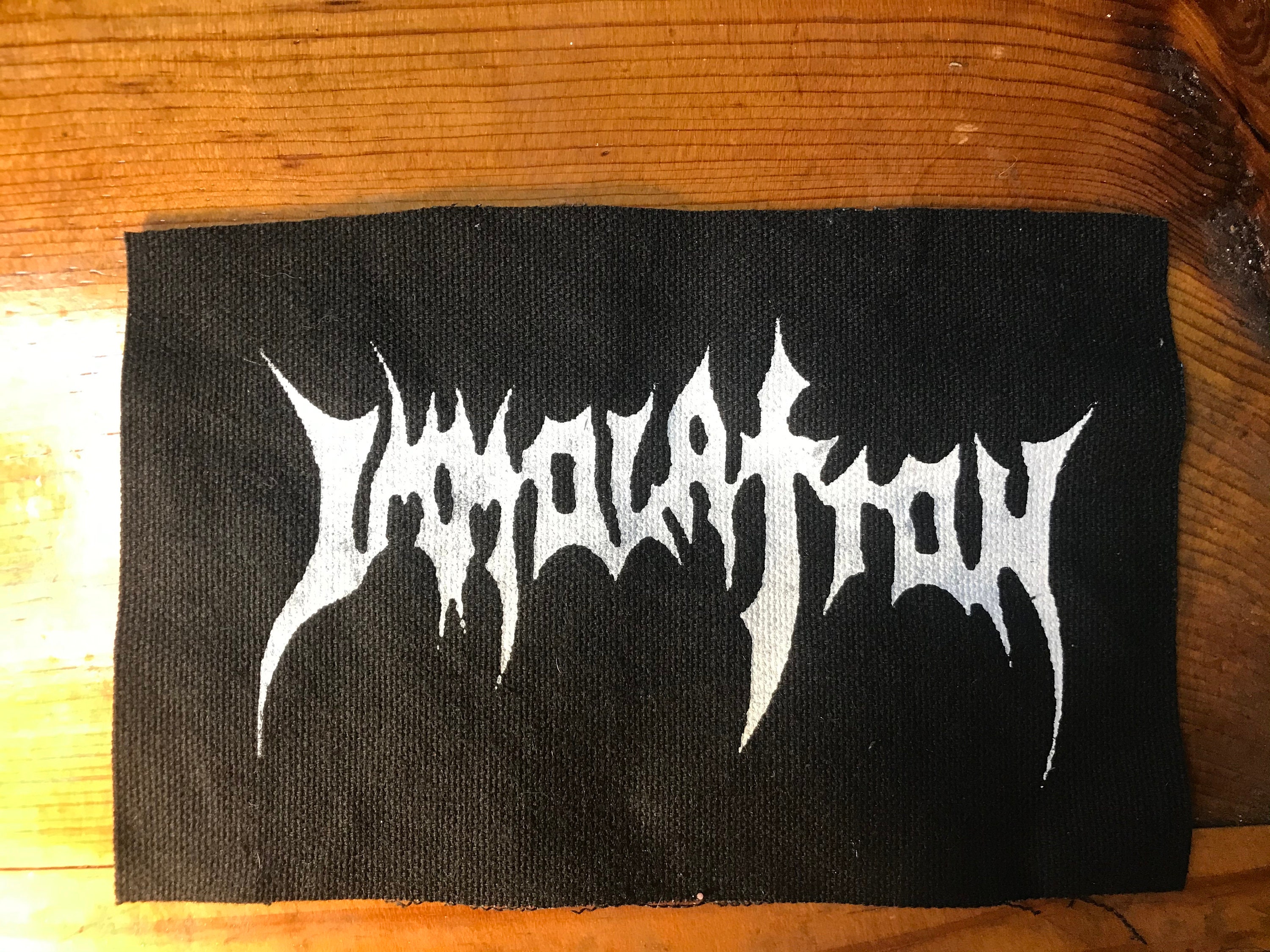 Immolation Canvas Patch | Etsy