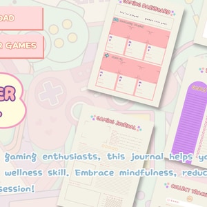 Cozy Gamer Journal: Track, Plan, and Play With Colorful Joy - Etsy
