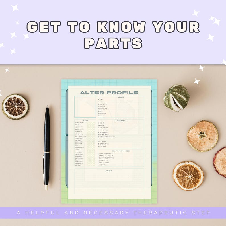 Alter Profile Template — DID & OSDD System Mapping Worksheet | Detailed ...