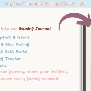 Cozy Gamer Journal: Track, Plan, and Play With Colorful Joy - Etsy