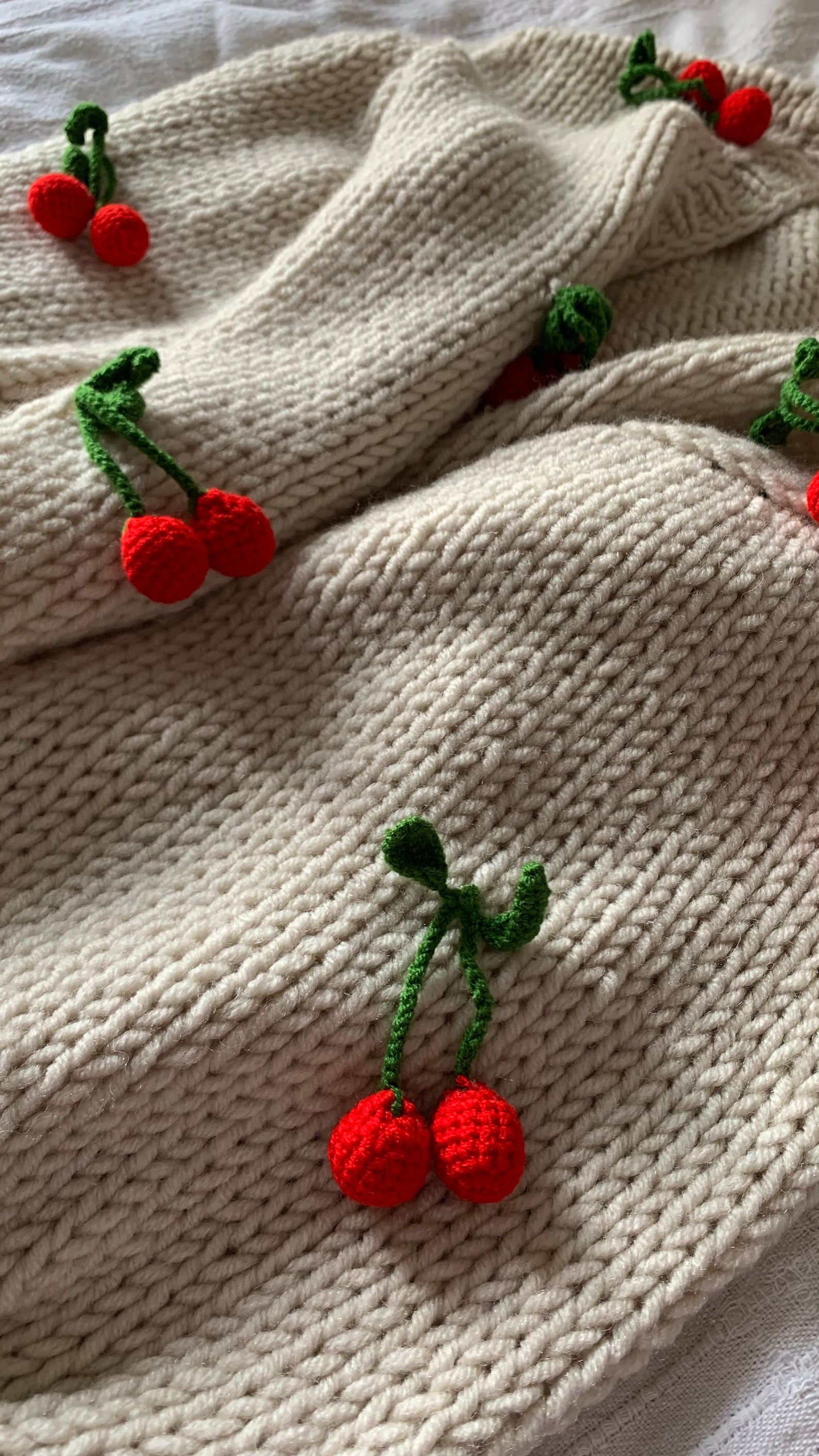 10 Pieces Red Cherry Cherry for Cardigan Handmade Cherry - Etsy UK