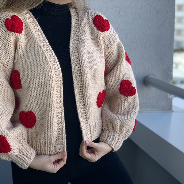 Heart Sweater - Etsy