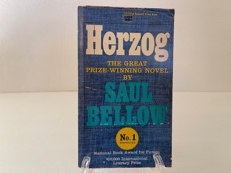Herzog by Saul Bellow, 1965 Fawcett Crest, National Book Award - Etsy