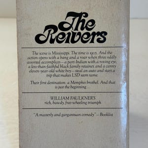 The Reivers by William Faulkner a Pulitzer Prize Winner a Signet ...