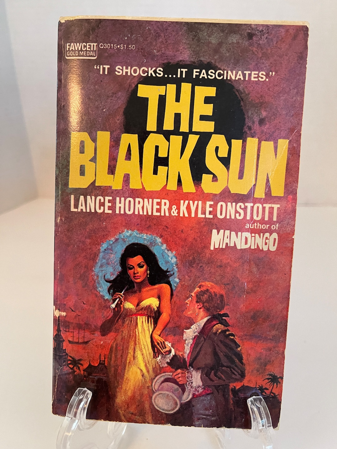 THE BLACK SUN 1966 by Lance Horner & Kyle Onstott / Fawcett Gold Medal ...