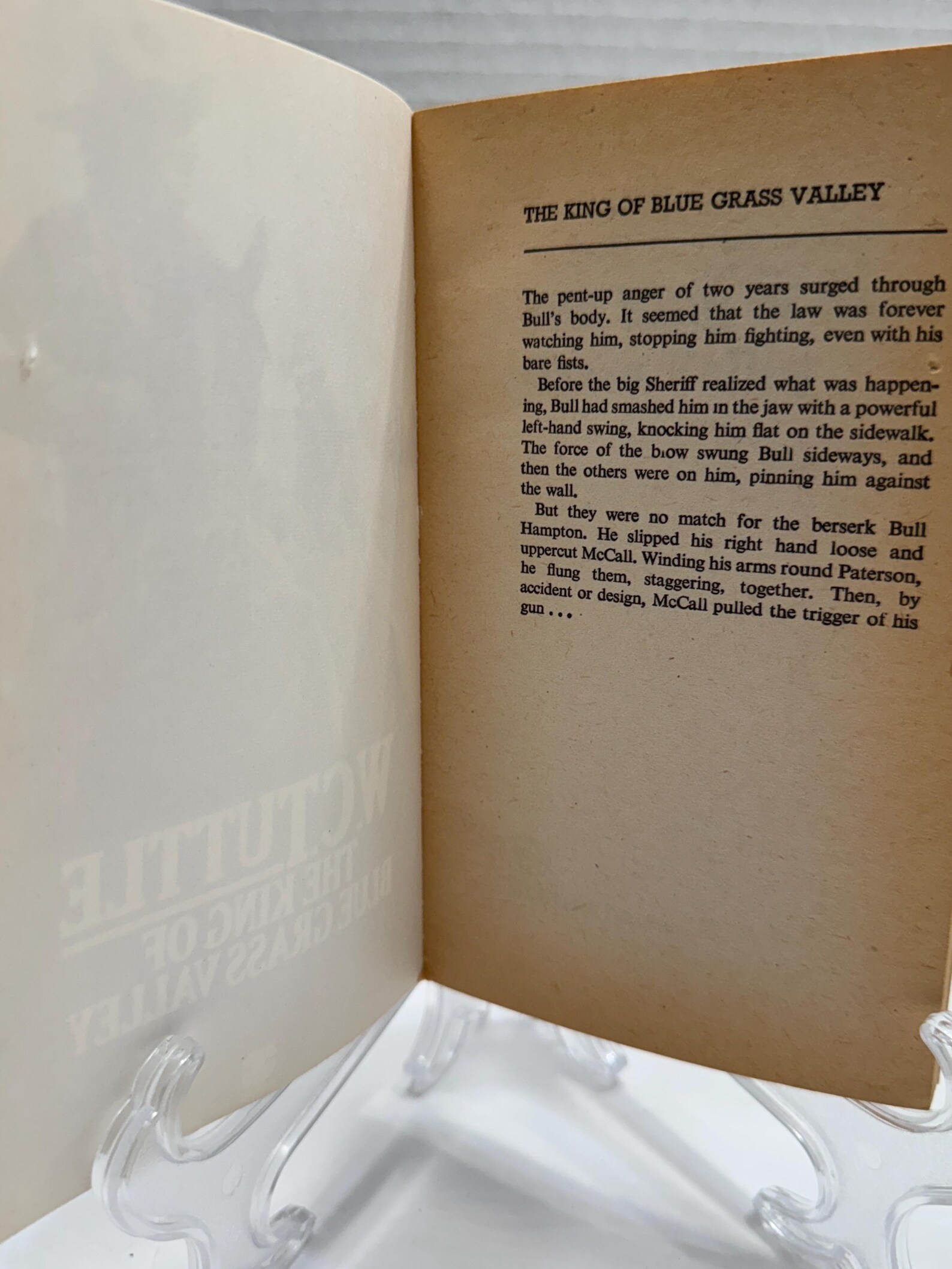 W.C. Tuttle - Hashknife Hartley Novel - the King of BLUE GRASS VALLEY ...