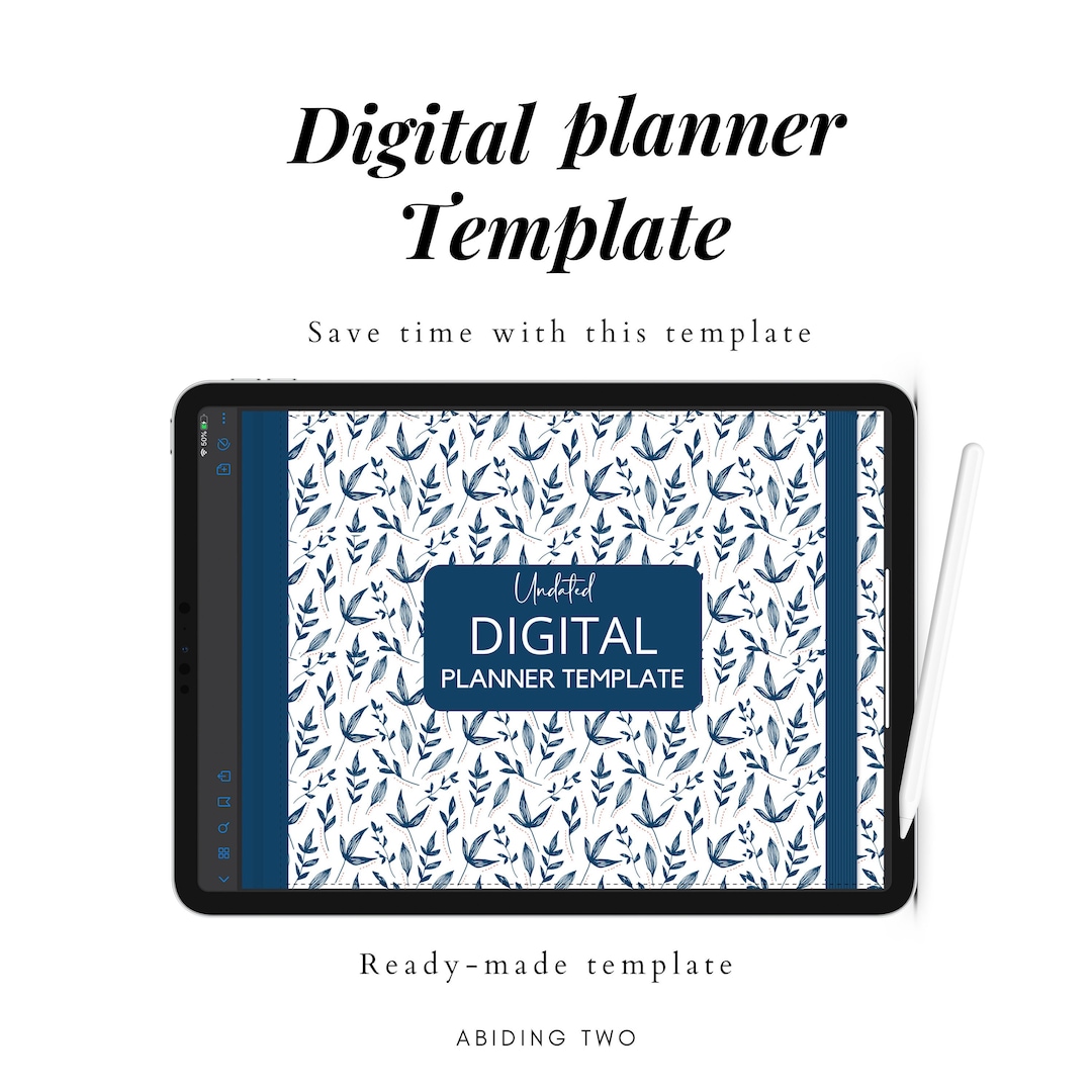 Digital Planner Template, Digital Planner Custom Digital Planner ...