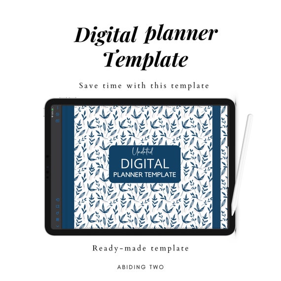 Digital Planner Template Digital Planner Custom Digital - Etsy