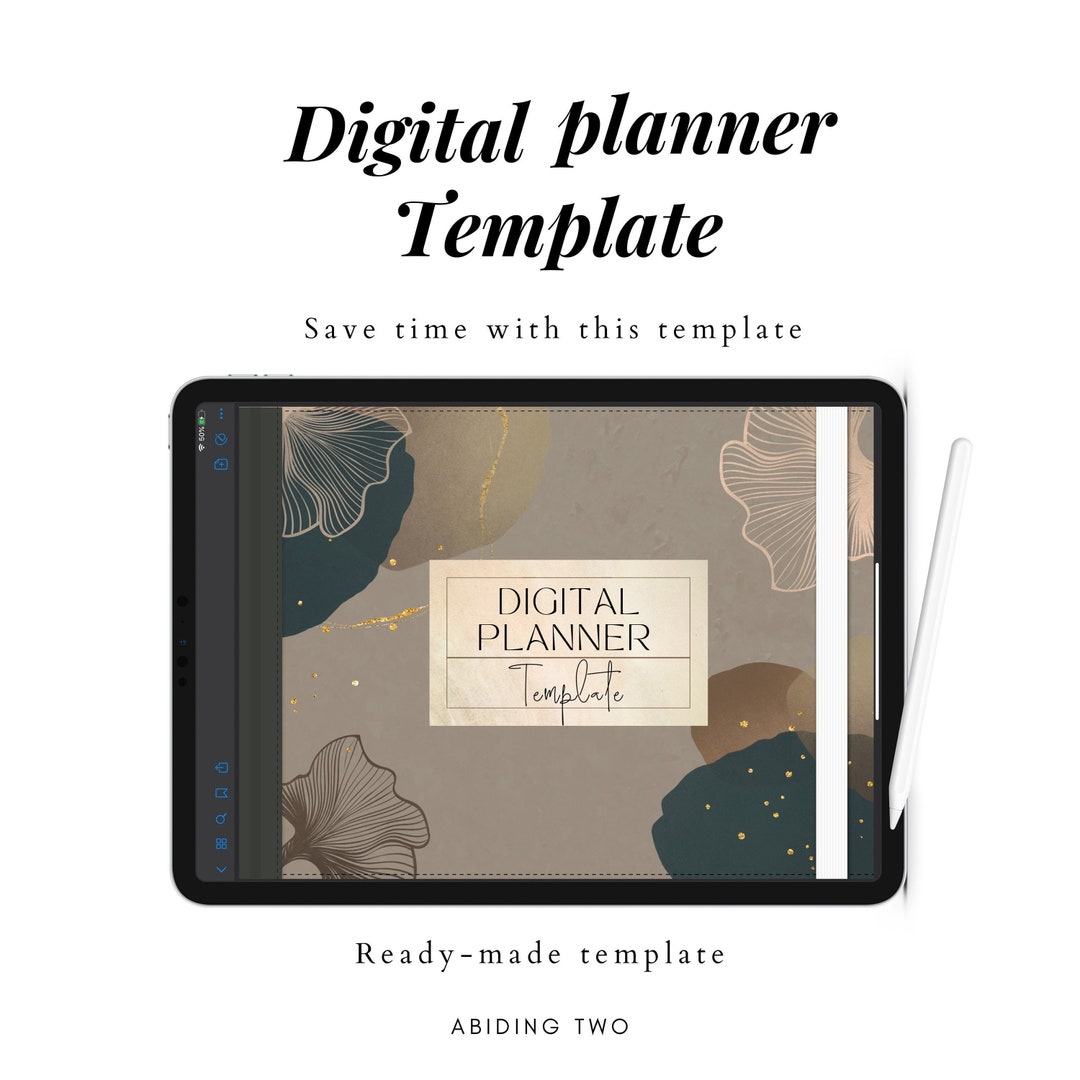 Digital Planner Template, Digital Planner Custom Digital Planner ...