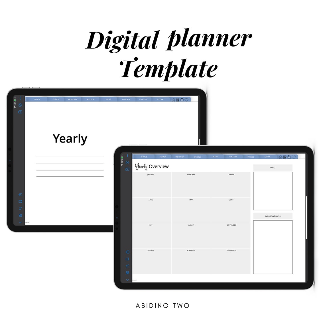 Digital Planner Template, Digital Planner Custom Digital Planner ...
