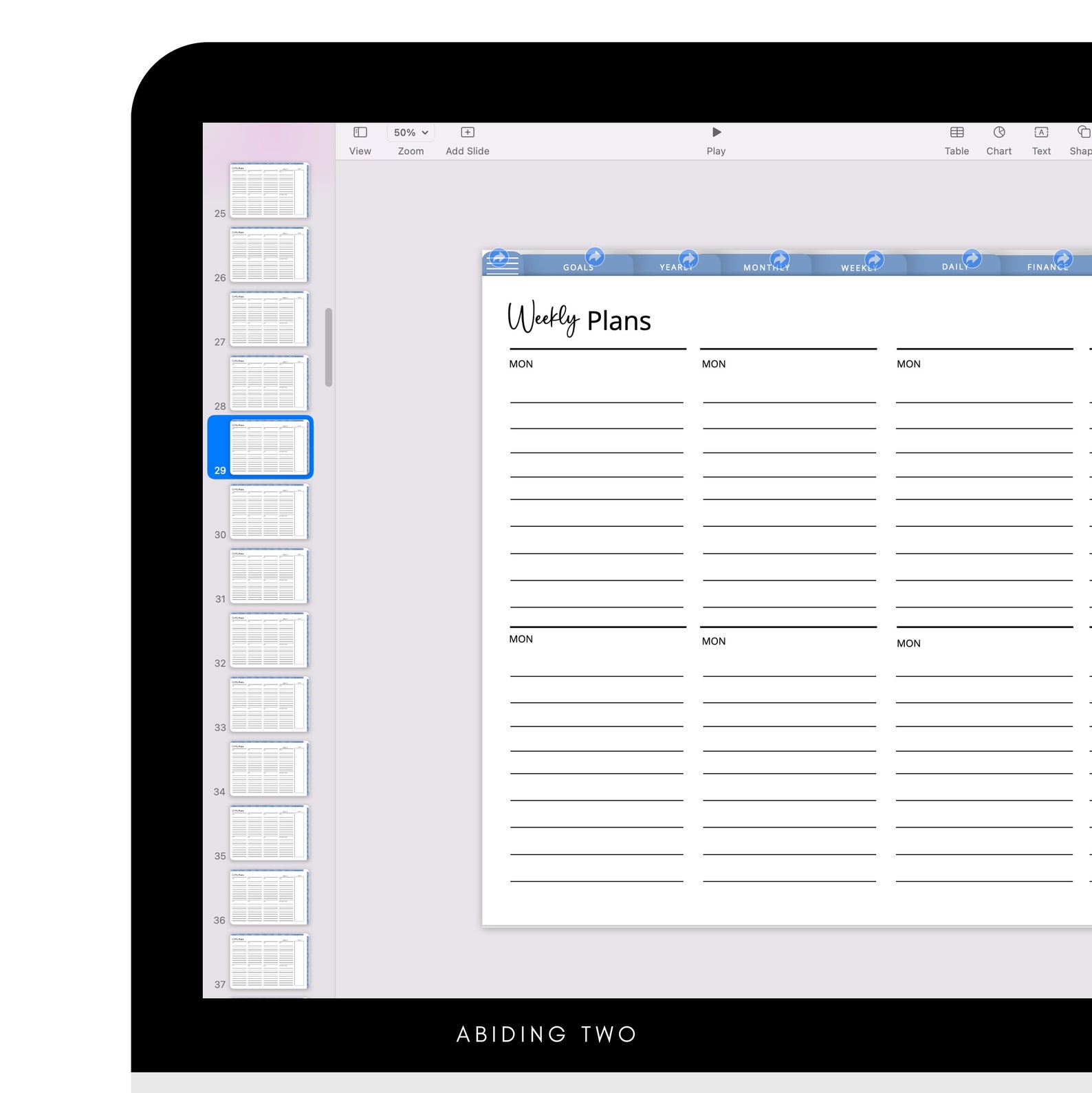 Digital Planner Template, Digital Planner Custom Digital Planner ...