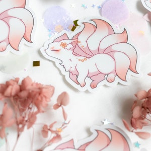 Kitsune Sticker Kawaii - Etsy