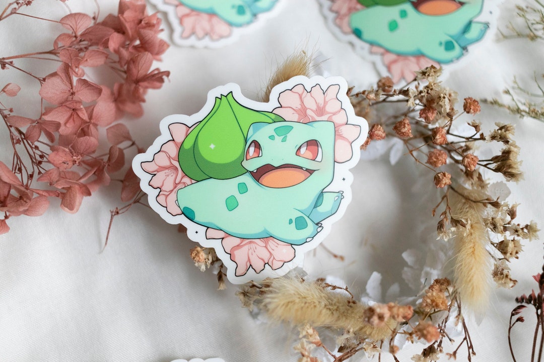 Bulbasaur Stickers, Kawaii Chibi - Etsy Canada