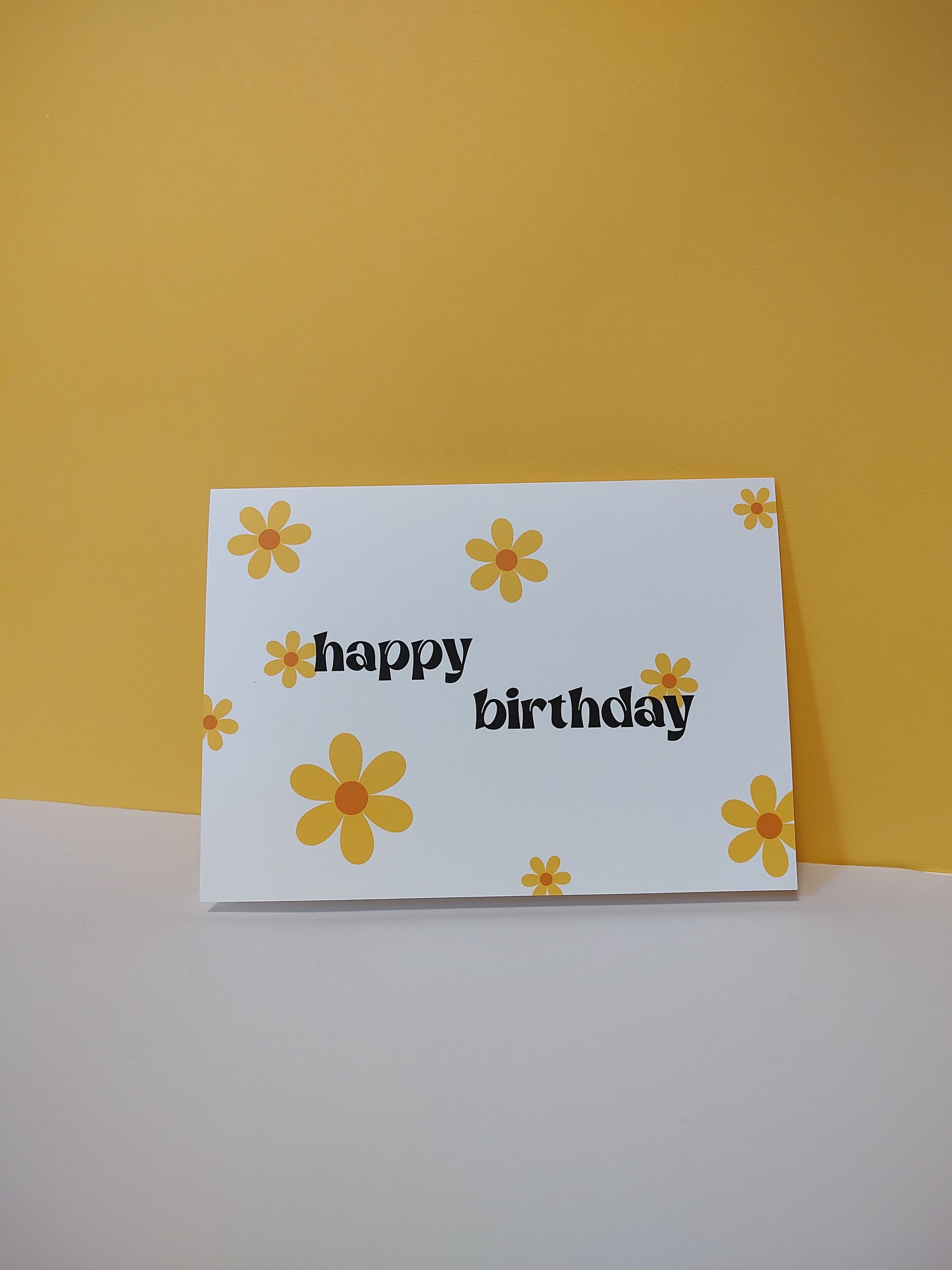 Daisy Birthday Card - Etsy