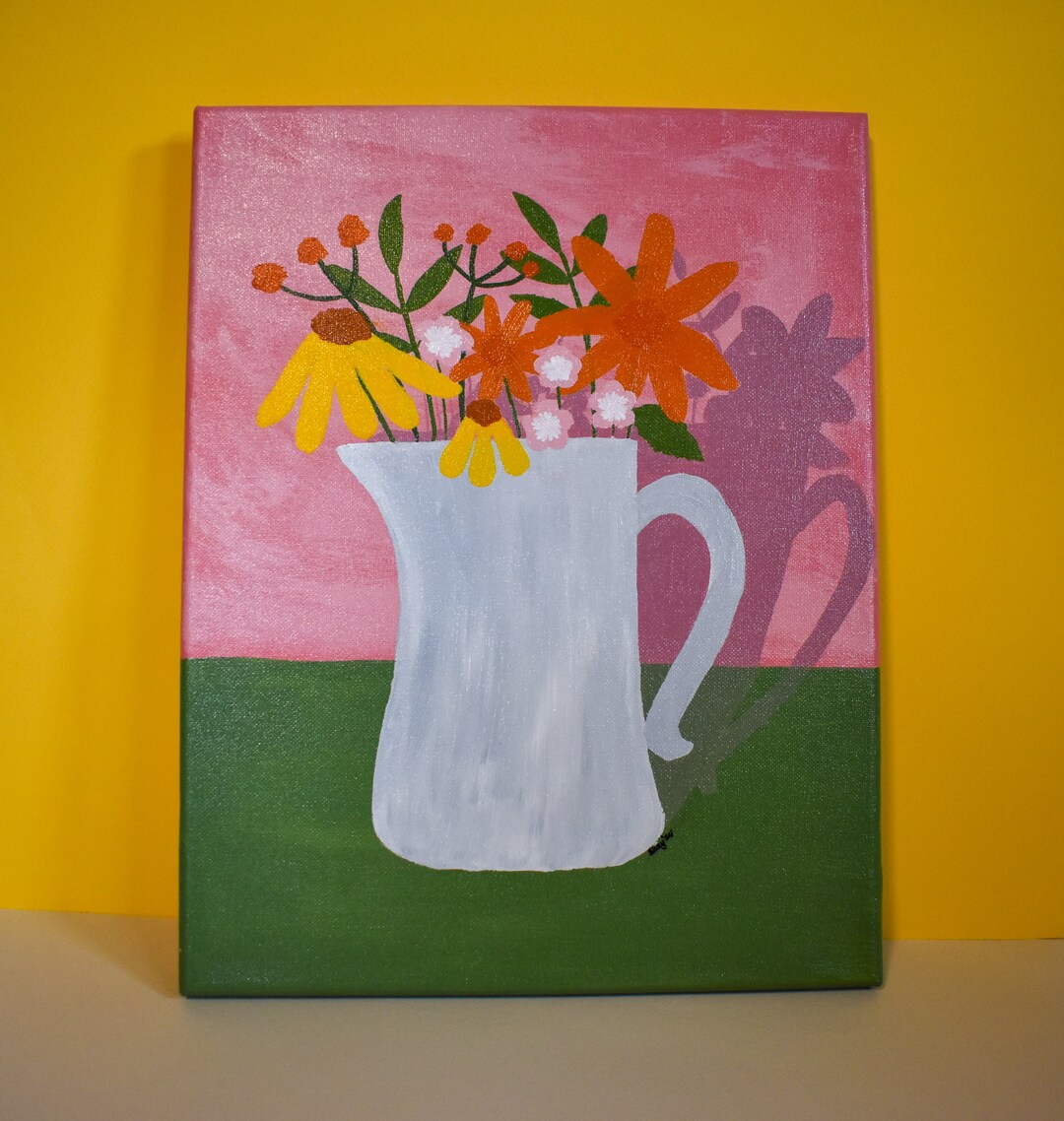 Spring Flowers in a Summer Pitcher - Etsy