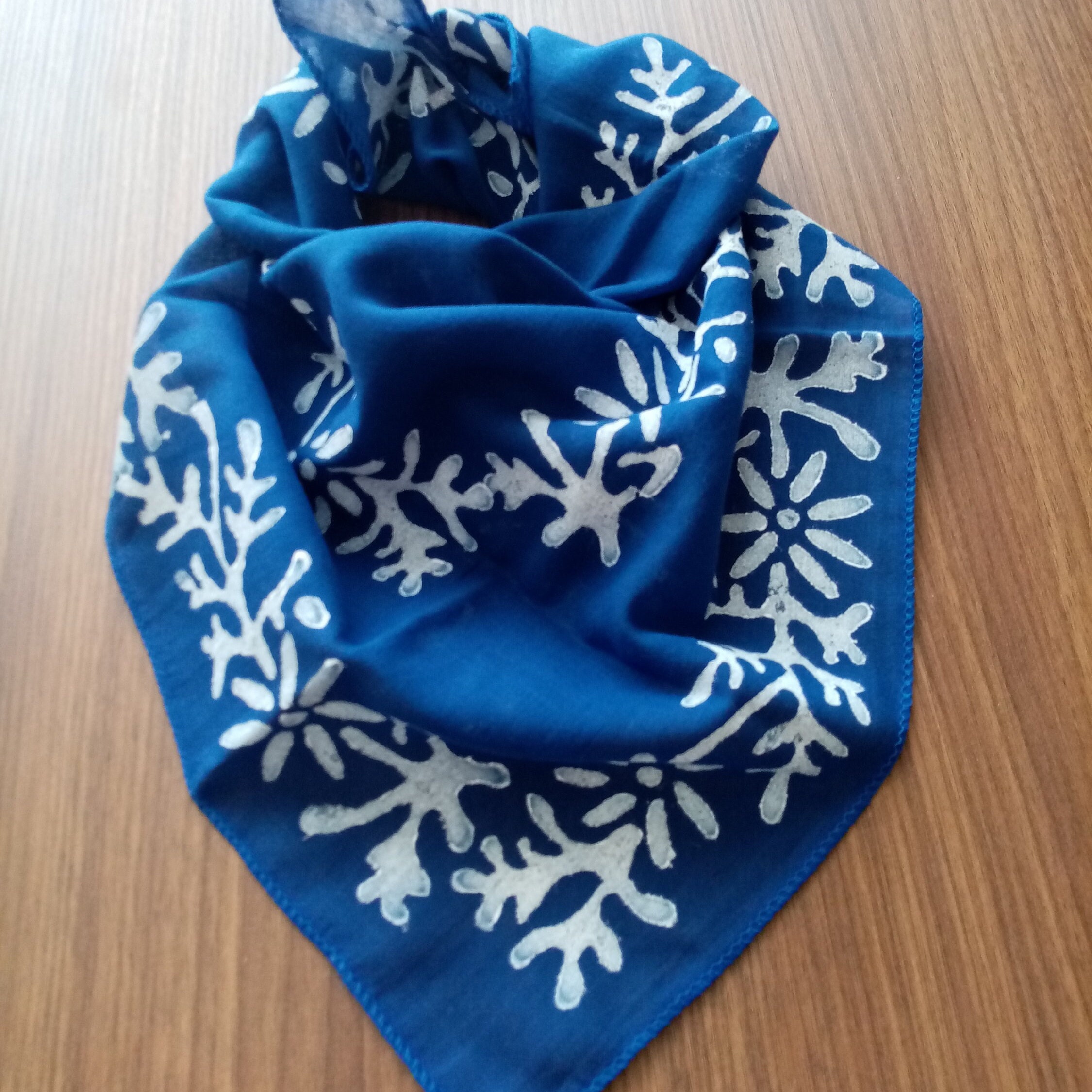 Black White Cotton Bandana, Mens Bandana, Cowboy Neck Scarf, Floral ...