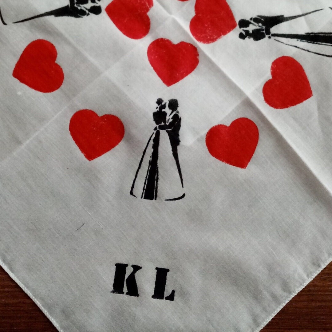Personalized Bandana, Cotton Initial Bandana, Valentines Gift, Purposal ...