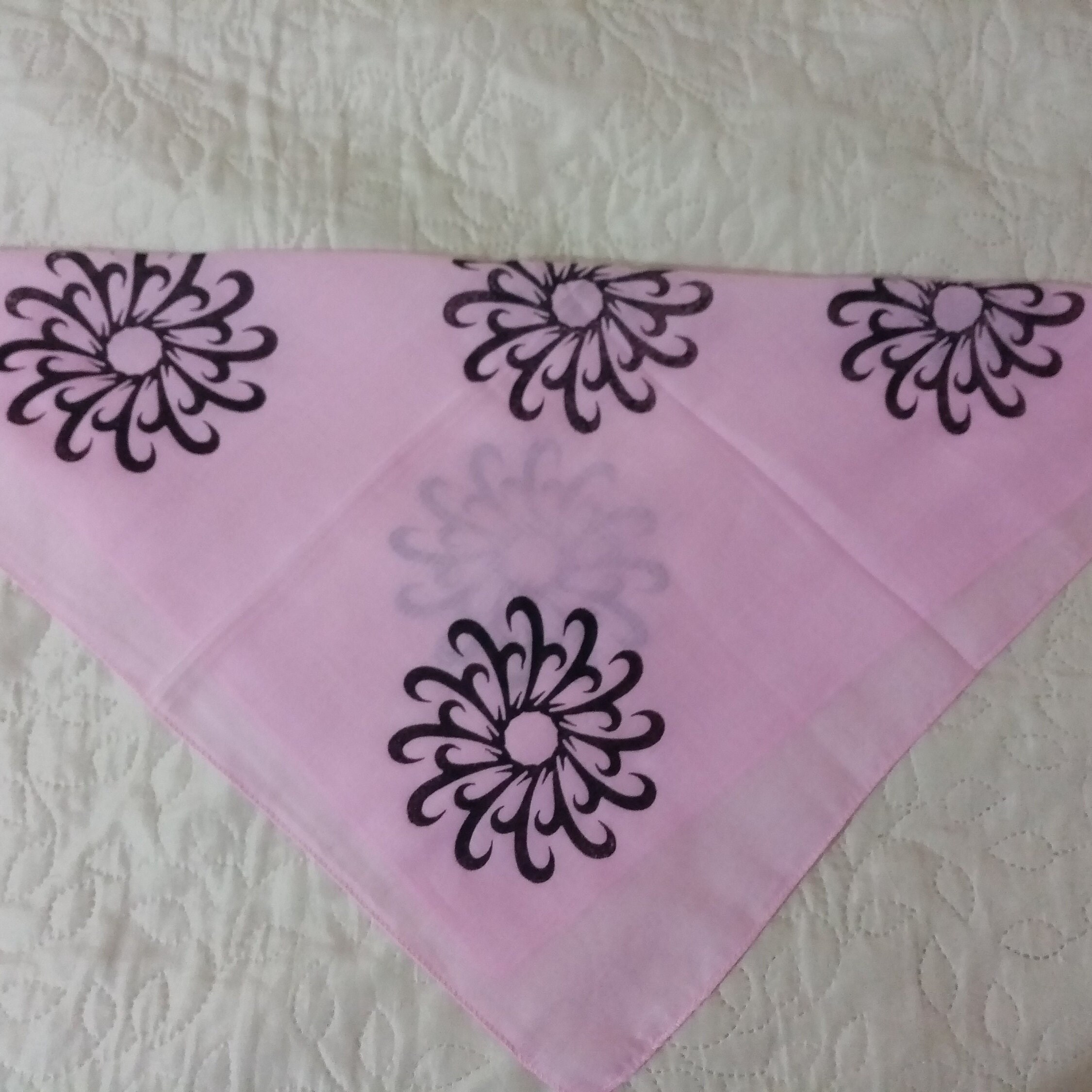 Pink Cotton Bandana, Best Gift for Her, - Etsy