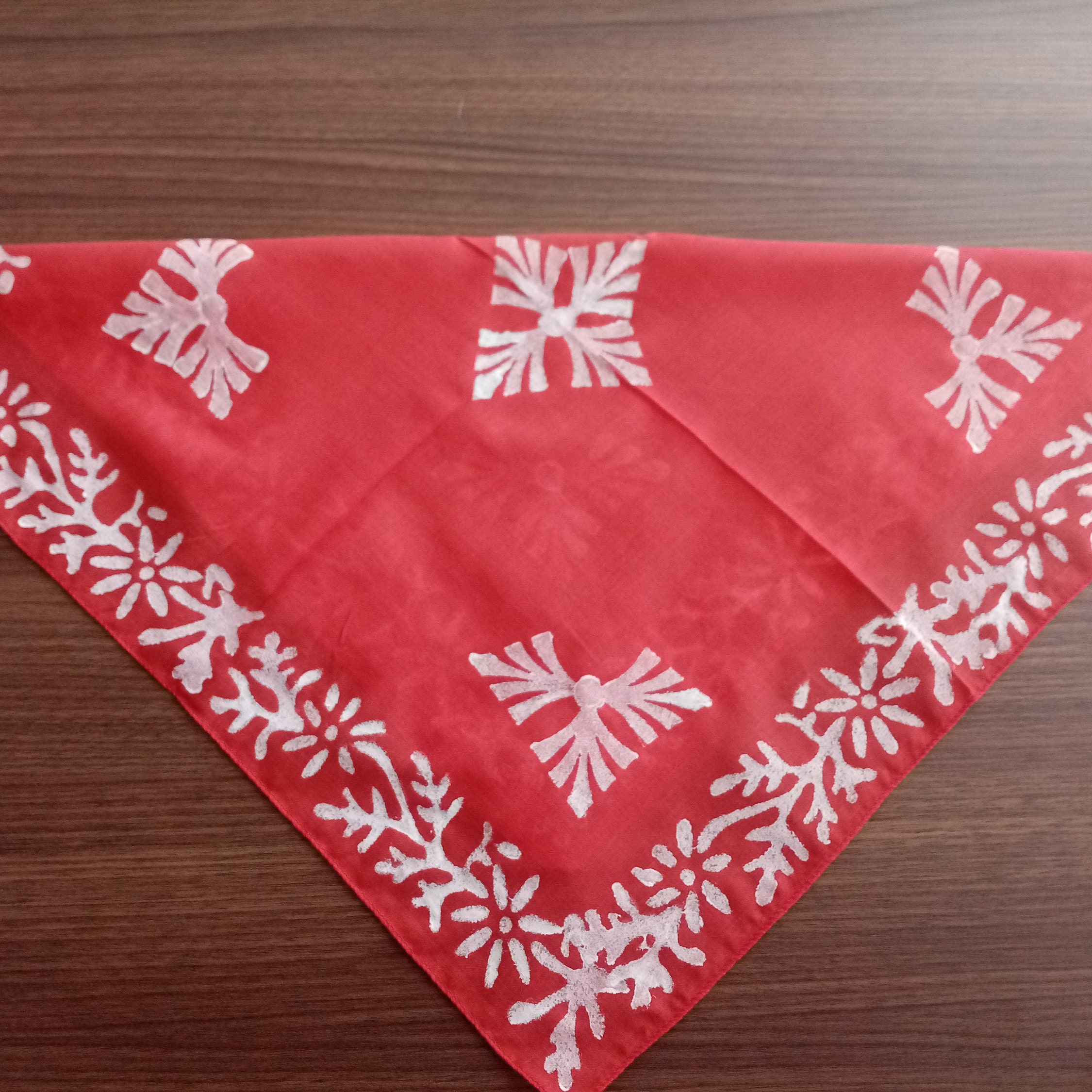 Red Cotton Scarf, Gift for Her, Unique Holiday Gift,best Gift for Women ...