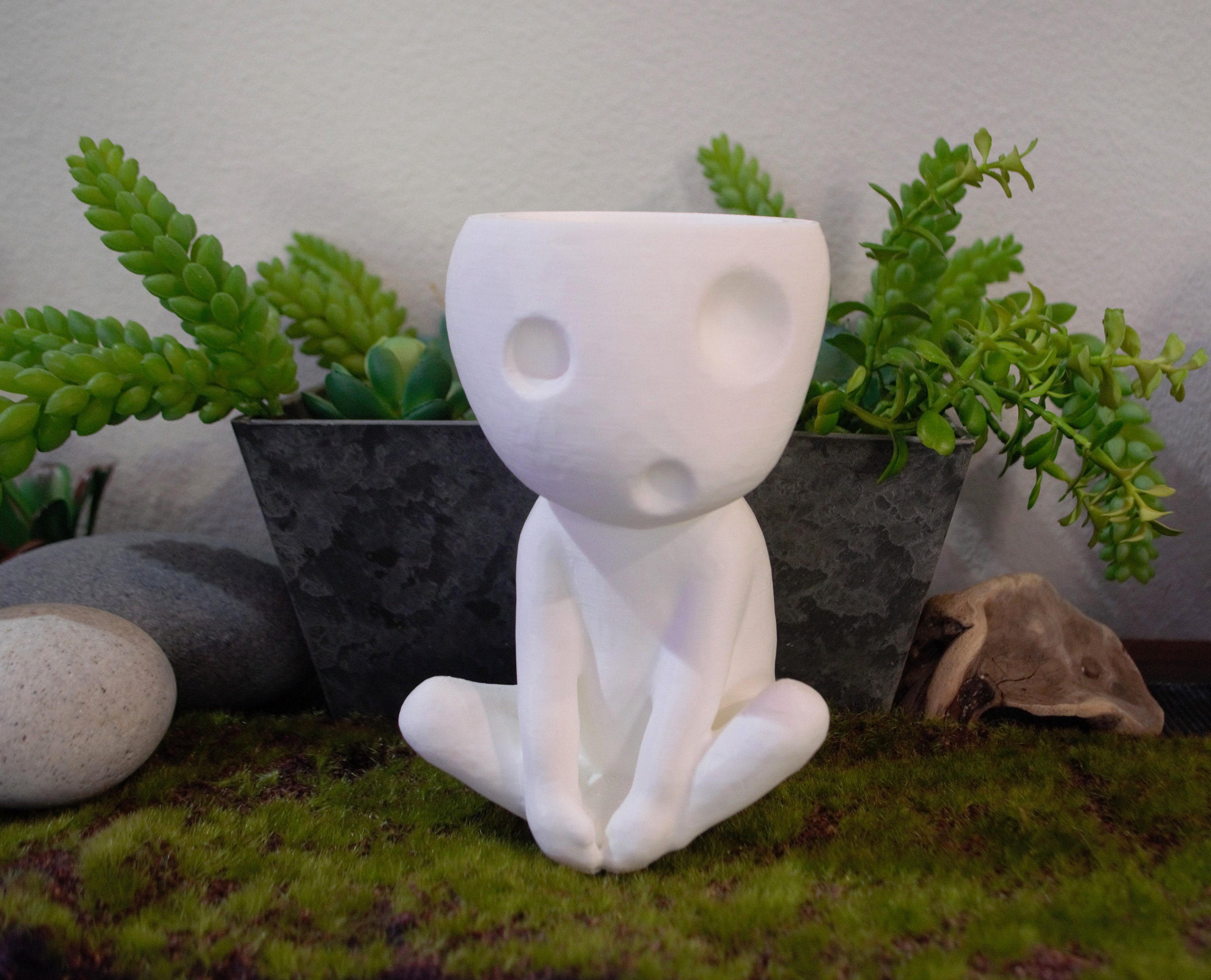 Kodama Japanese Tree Spirit Planter Succulent | Etsy