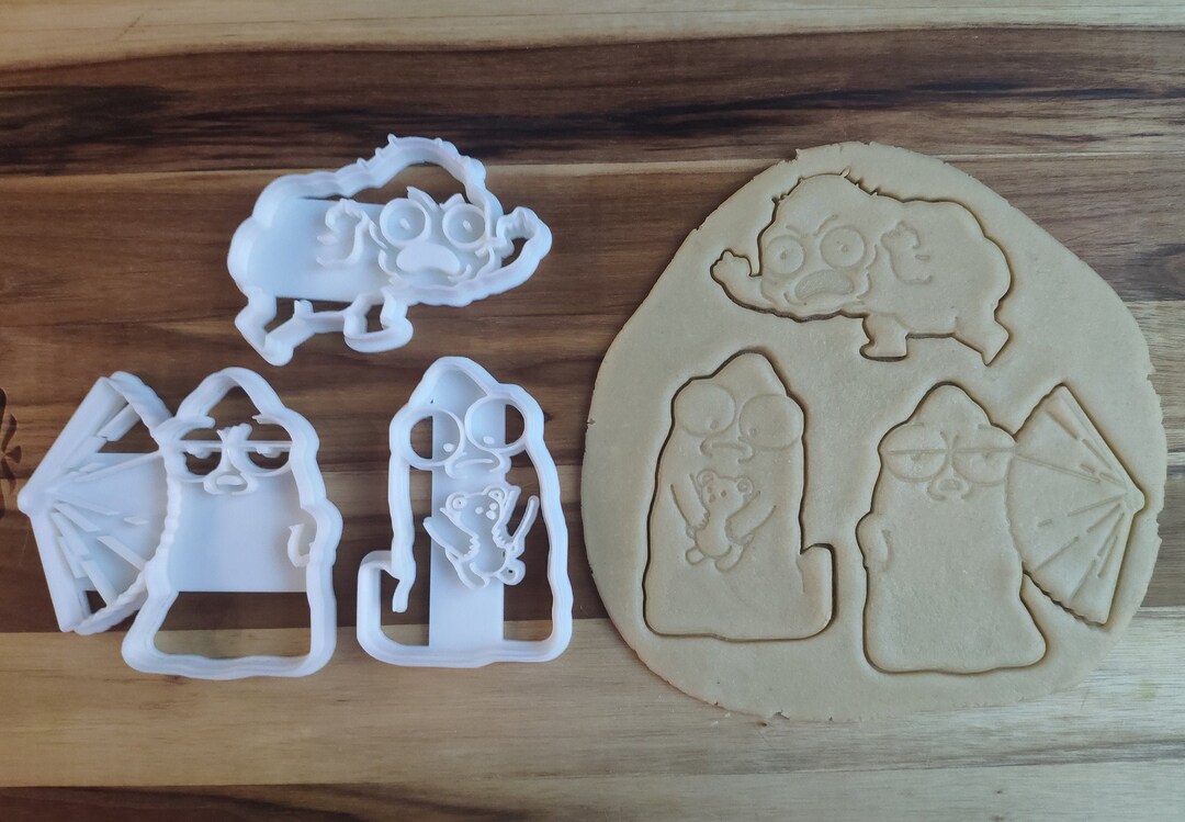 Solar Opposites Pupa Teddy Bear Red Goobler Cookie Cutters 3d Printed ...