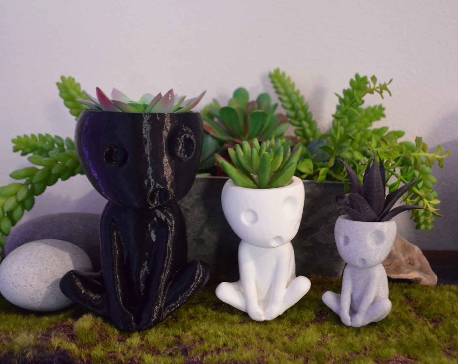 Kodama Japanese Tree Spirit Planter Succulent | Etsy