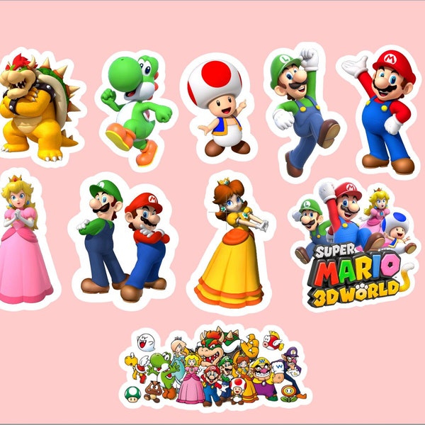 Super Mario World Decal - Etsy